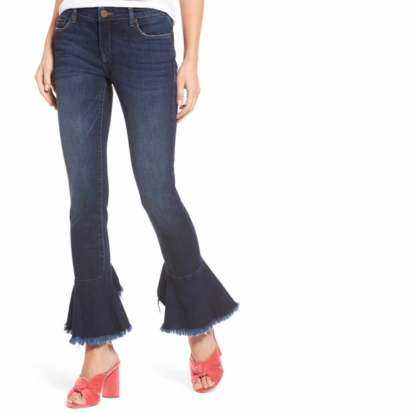 Blank NYC | Jeans | Blank Nyc Ruffle Flare Jeans | Poshmark